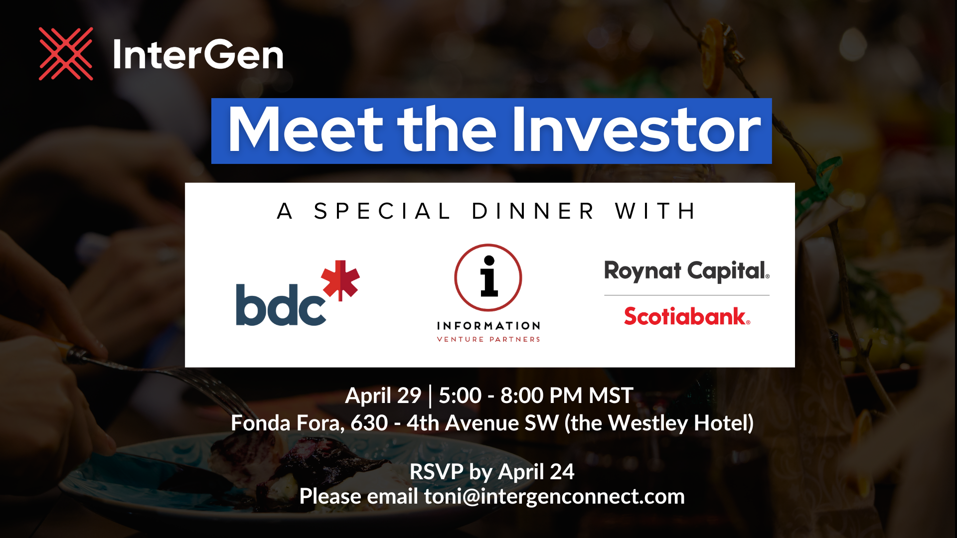 Meet the Investor: IVP, BDC VC & Roynat Capital
